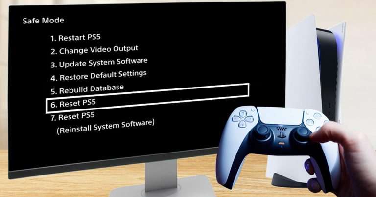 PS5 Reset Options - A step-by-step guide